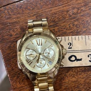 Michael Kors | Accessories | Michael Kors Ladies Gold Tone Watch Mk5798 ...